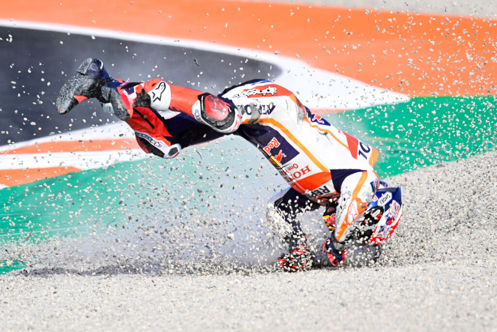 Moto GP | Les 10 chutes olympiques de Marc Marquez en 2023 - FFL