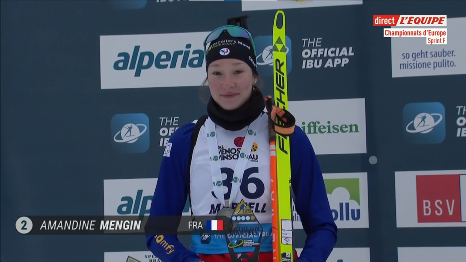 Biathlon | Amandine Mengin gâche la fête aux Championnats d'Europe - FFL