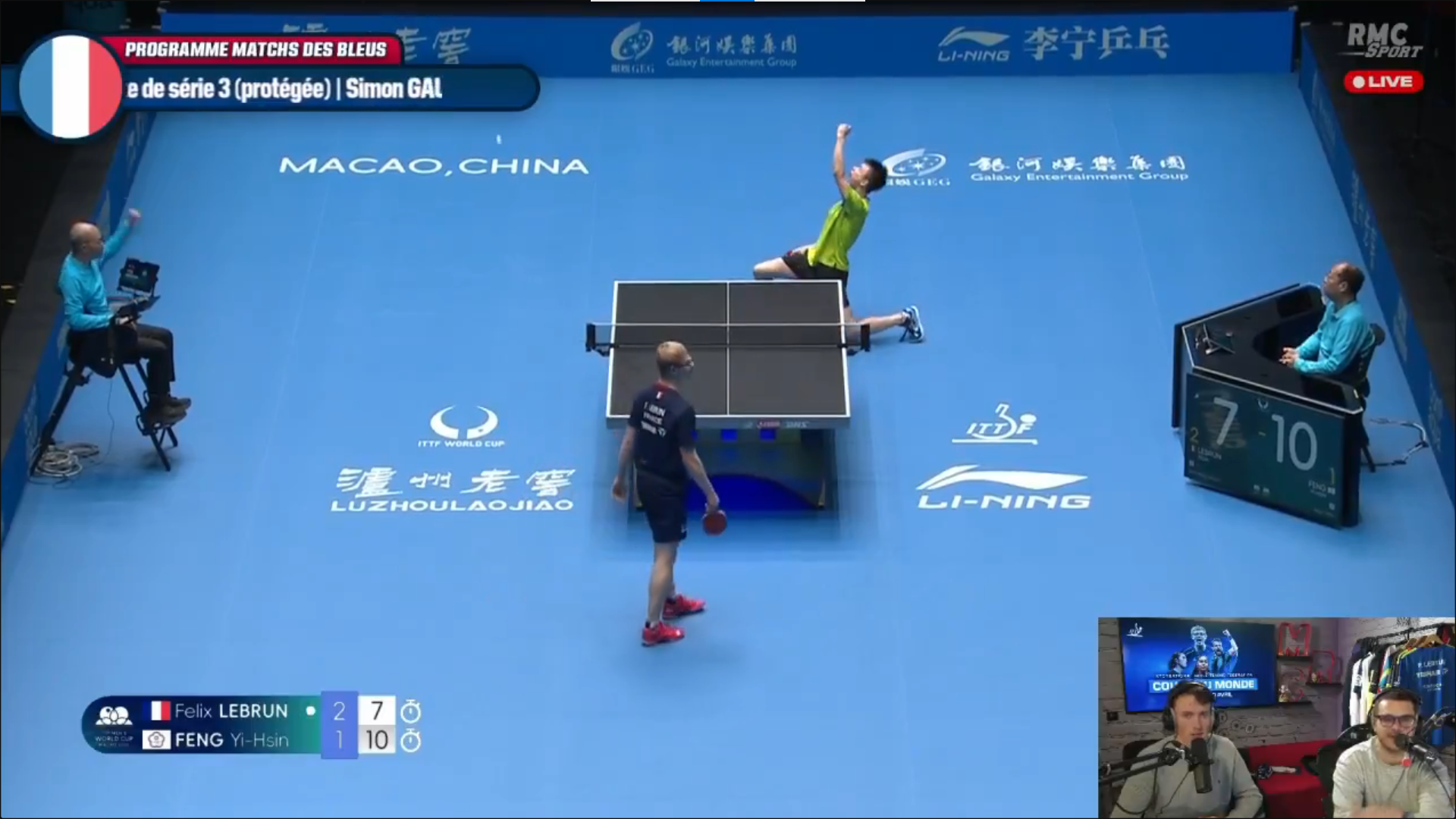 Tennis de table | Le gros coup signé Félix Lebrun en Coupe du monde - FFL