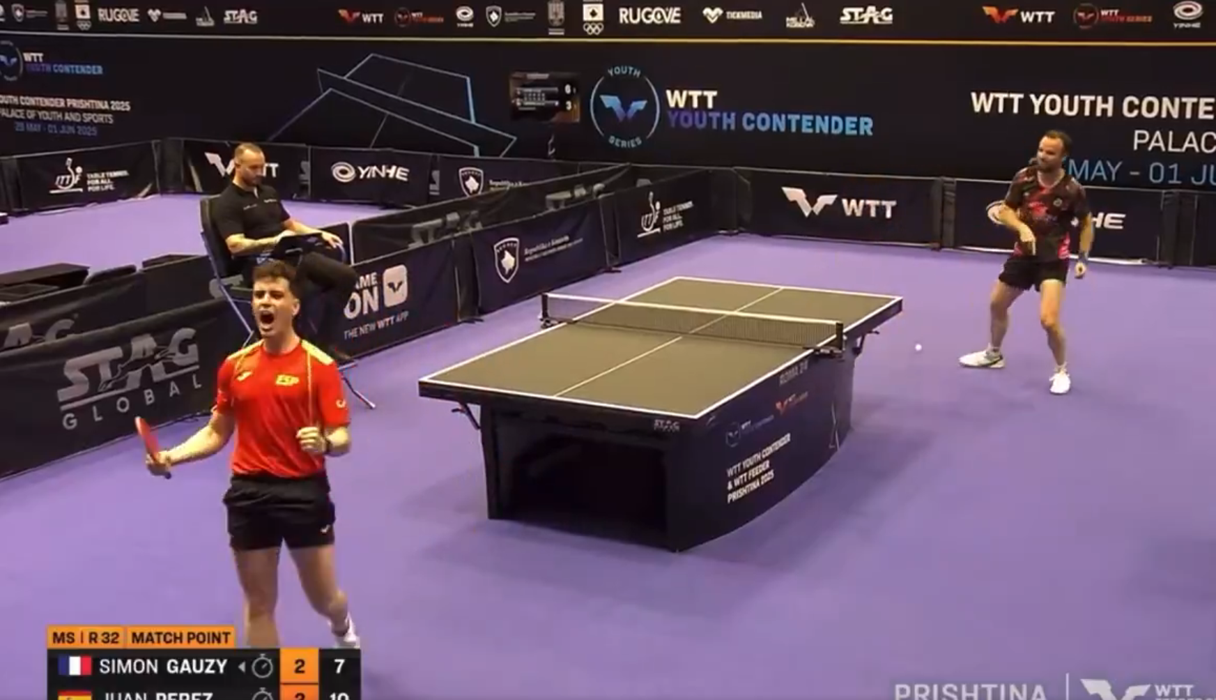 Tennis de table | La surprise inattendue de Simon Gauzy face au 152e ...