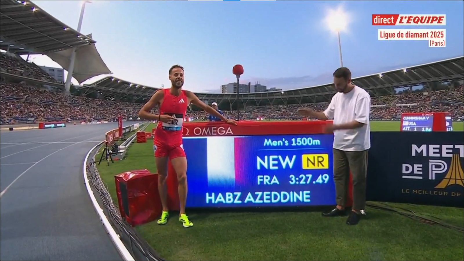 Athlétisme | La perf inacceptable d'Azeddine Habz au meeting de Paris - FFL