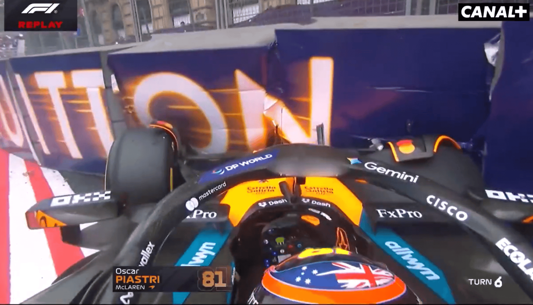 Formule 1 | Le premier tour irréel d'Oscar Piastri à Bakou - FFL