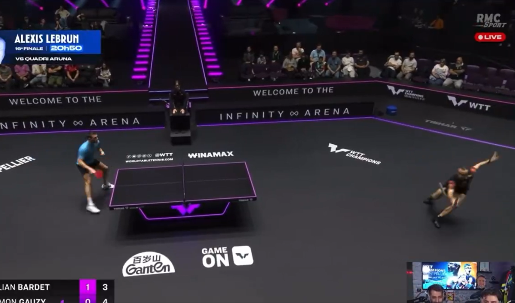 Tennis de table | Le point irréel entre Simon Gauzy et Lilian Bardet à ...