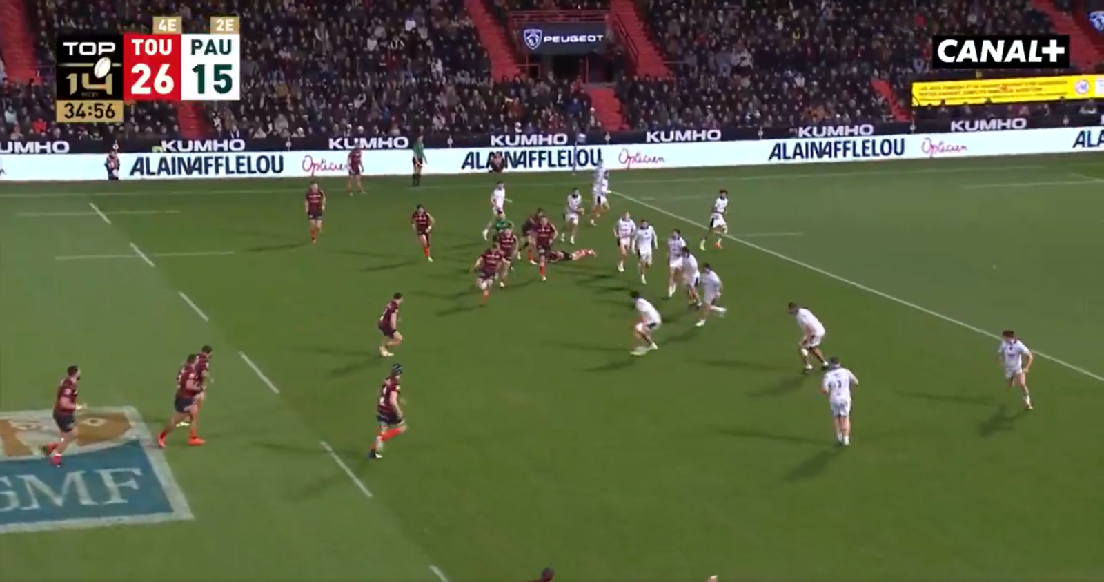 Le jeu au pied incompréhensible de Thomas Ramos avec le Stade ...